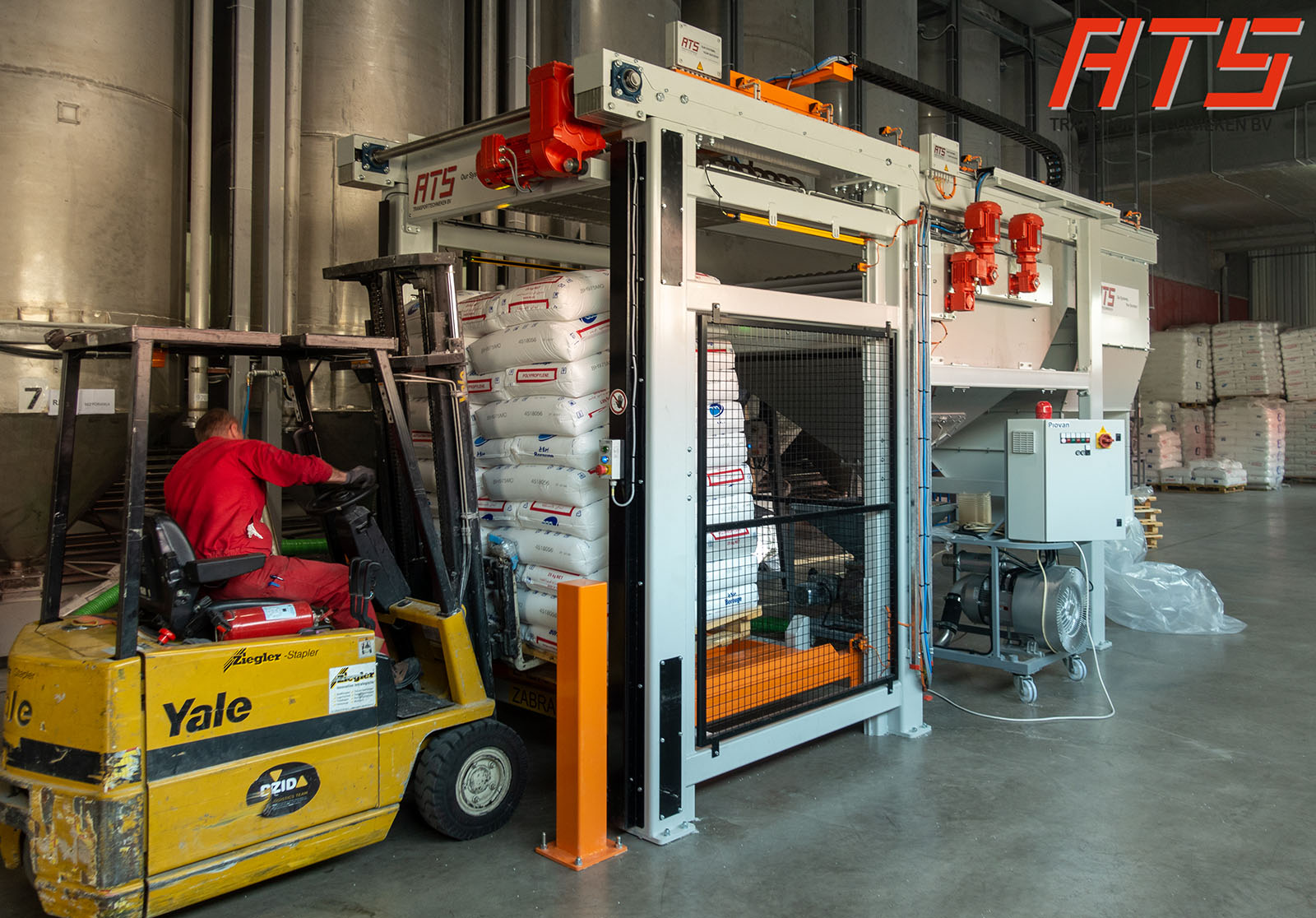 Bag emptying system - standard unit - ATS Transporttechnieken BV