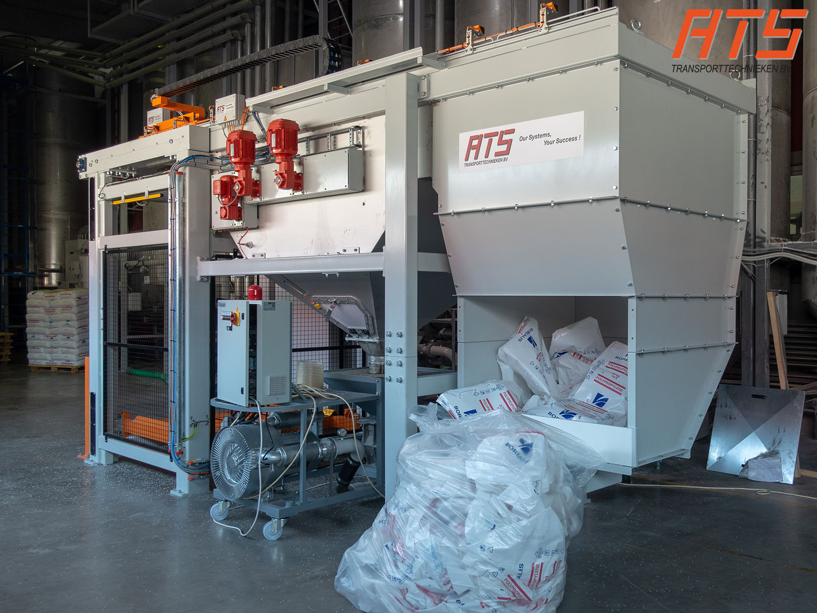 Bag emptying system - standard unit - ATS Transporttechnieken BV