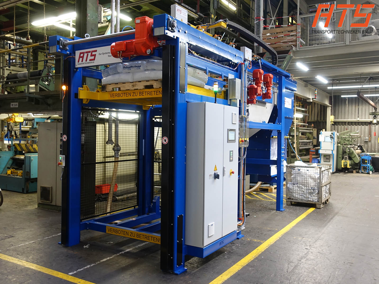 Bag emptying system - standard unit - ATS Transporttechnieken BV